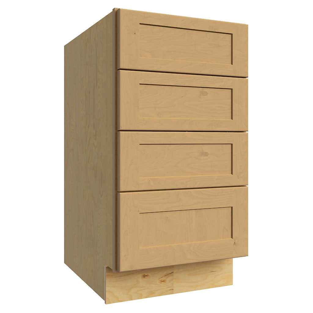 DB18-4 ( 4 DRAWER BASE - 18"W X 34-1/2"H X 24"D ) – DIRECT2UCABINETS