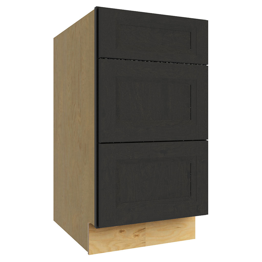 DB18 ( 3 DRAWER BASE - 18"W X 34-1/2"H X 24"D ) – DIRECT2UCABINETS